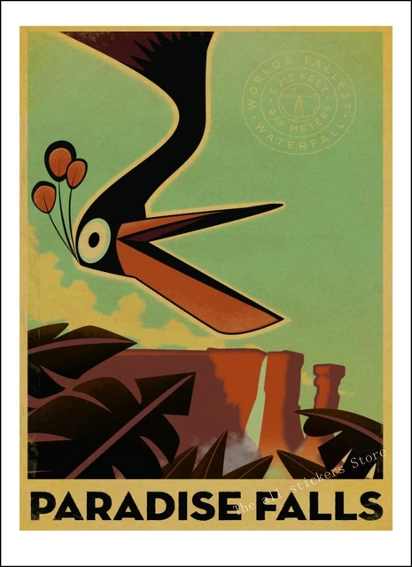 Up Paradise Falls Poster