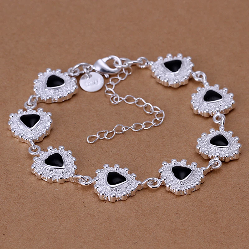 Bracelet Silver Plated Free Shipping Latest Women Classy Design silver ...