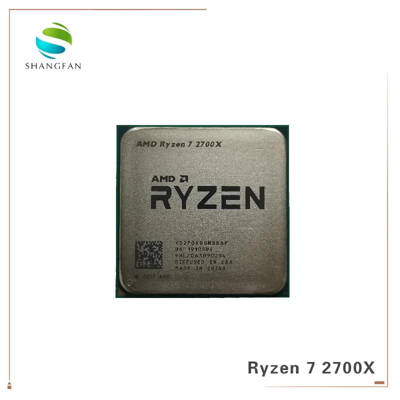 Amd Ryzen 7 2700x R7 2700x 3.7 Ghz Eight-core Sinteen-thread 16m 105w Cpu Processor ...