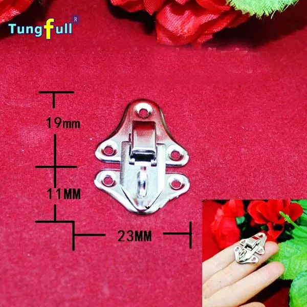 23*30mm metal clasp buckle wooden box camera obscura gift card package ...