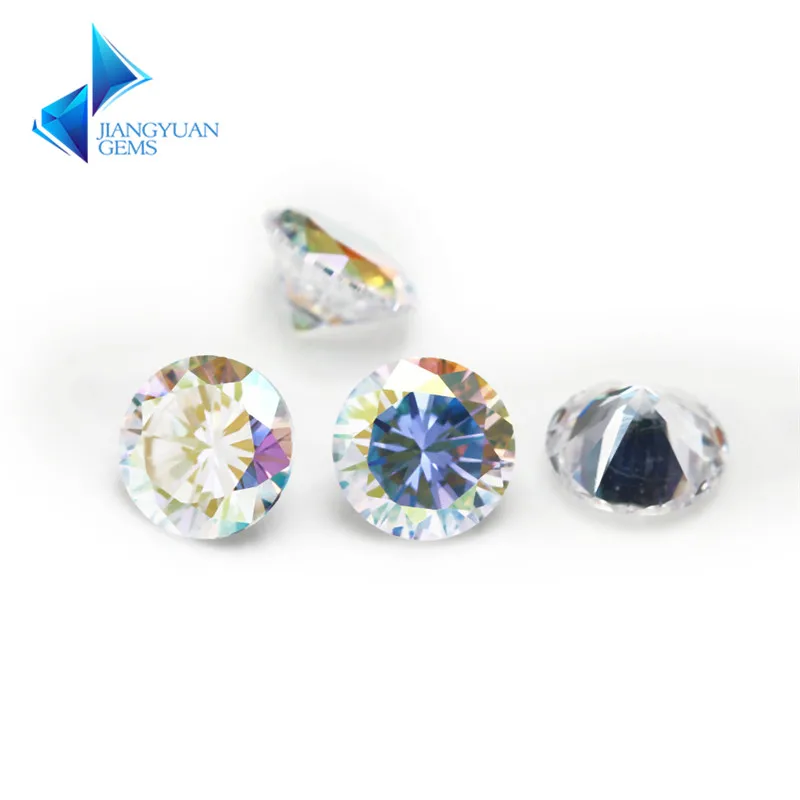 Size-1-0-10mm-Plating-AB-Color-Multicolor-Cubic-Zirconia-Stone-Round ...