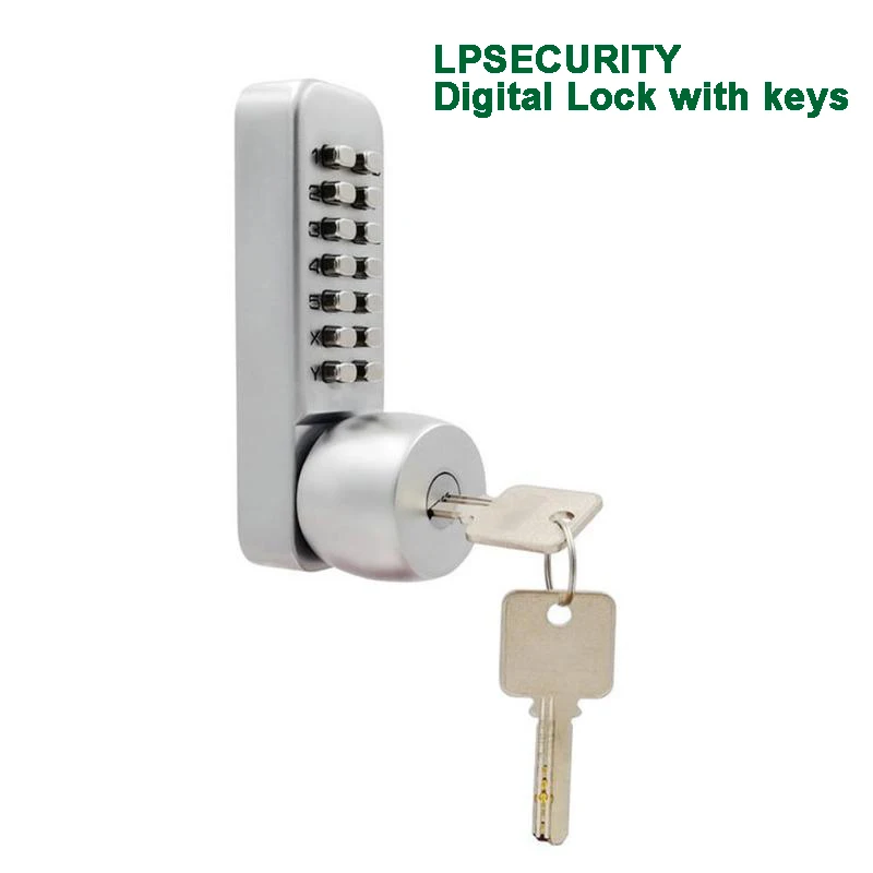 Digital-Door-Lock-Home-Mechanical-Lock-Code-keypad-Key-Waterproof ...