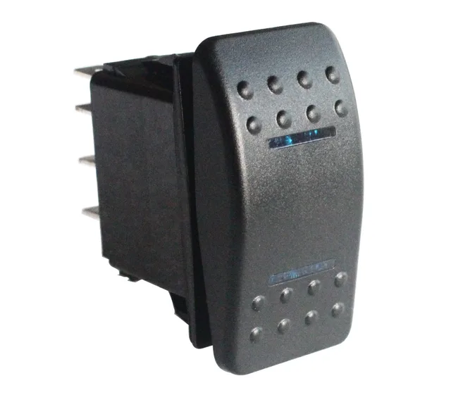 Marine Boat Car Nava ARB Carling 7Pin Blue Led Momentary Rocker Switch ...