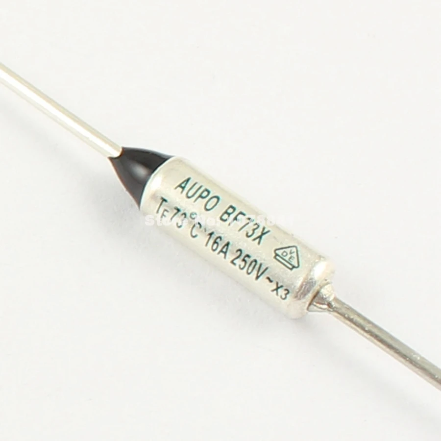 10pcs Aupo Thermal Fuse Cutoff Tf 73 Degree 250v 16a Bf73x - Fuses ...