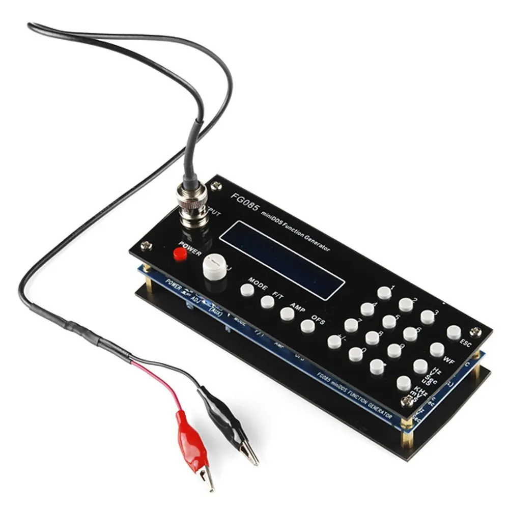 FG085 DDS Synthesis Digital Function Generator Kit with Panel|Demo ...