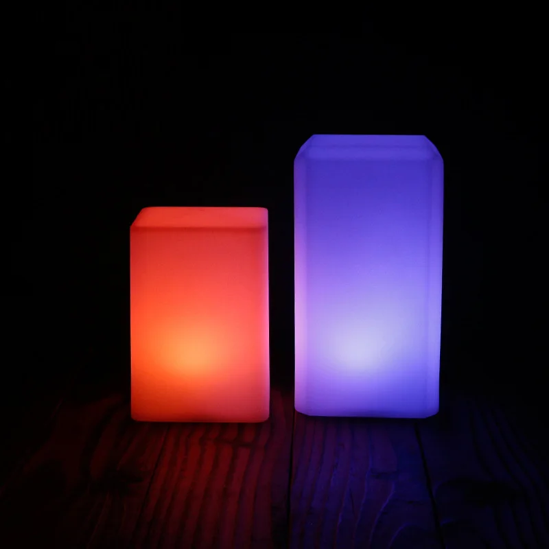LED Night light RGB colorful Remote Sensor table lamp USB rechargeable ...