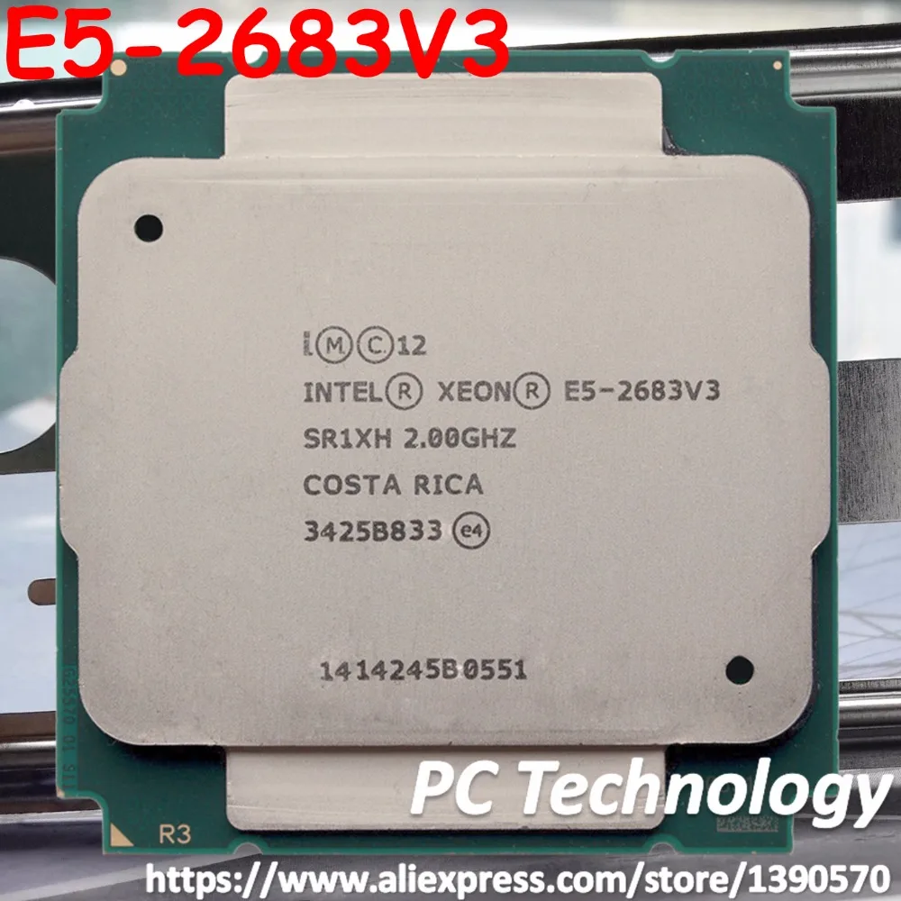 E5 2683 V3 Original Intel Xeon E5 2683 V3 2.0GHz 14 core 35MB FCLGA2011 ...