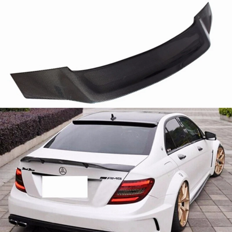 For Mercedes W204 Spoiler R Style C Class W204 C180 C200 C250 C260