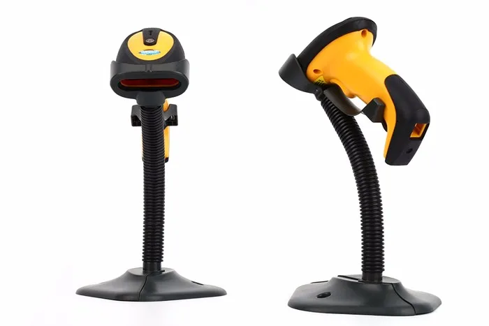 Handy barcode scanner, automatic barcodescanner with holder linear ...