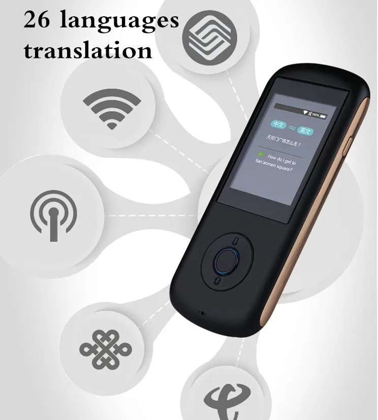 Two Way Intelligent voice translator simultaneous interpreter fast real ...
