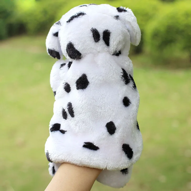 Cute Dog Hand Puppet Toys Cartoon Puppy Spot Dog Plush Dolls Kids ...