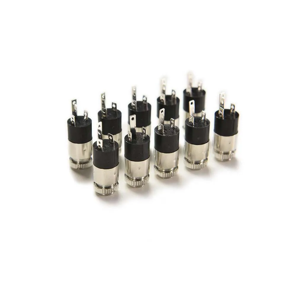10pcs PJ 392 3Pin 3.5mm Stereo Headphone Audio Video Jack Socket Plug ...