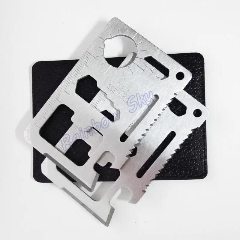 Camping Multipurpose Tool 11 In 1 Multifunction Card Knife Pocket ...