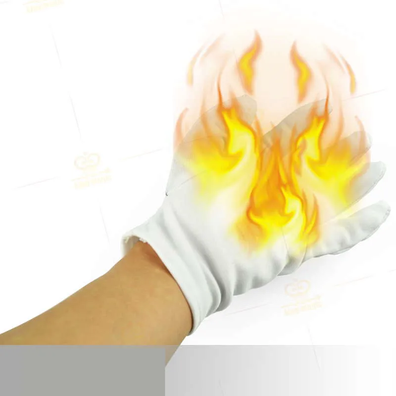 Free Shipping 2 Pairs Fire Magic Tricks Stage Magic Prop Magic Fire ...