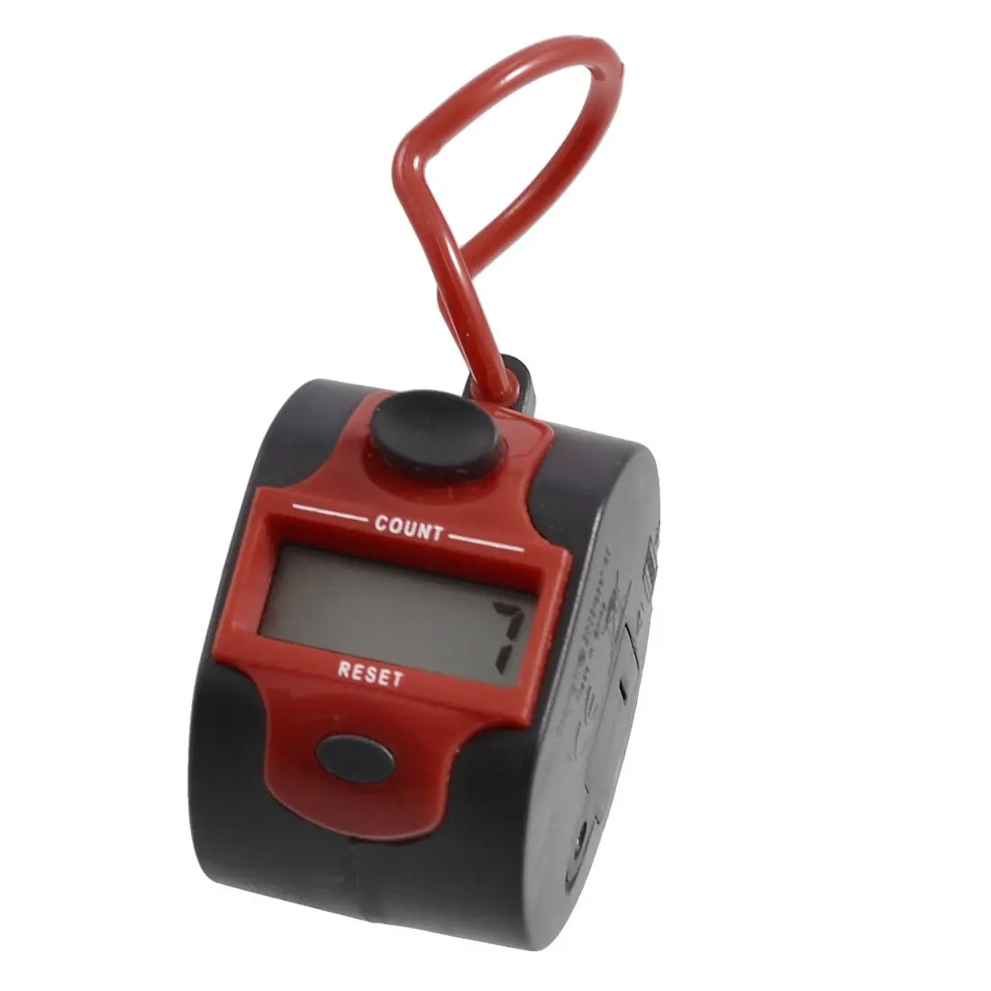 MYLB Round Red Black Plastic 5 Number Golf Digital Hand Tally Clicker ...
