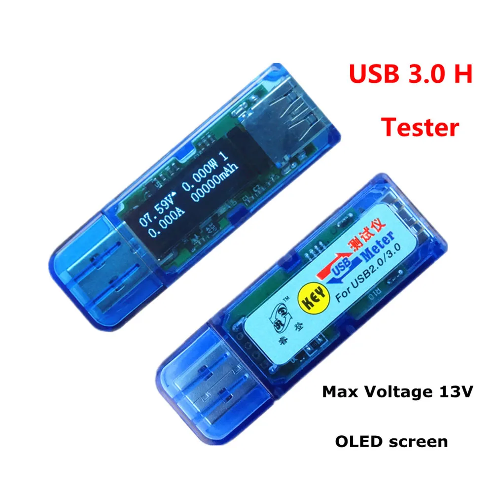 Usb 3.0 H White 4 Bit Oled Detector Usb Voltmeter Ammeter Power ...