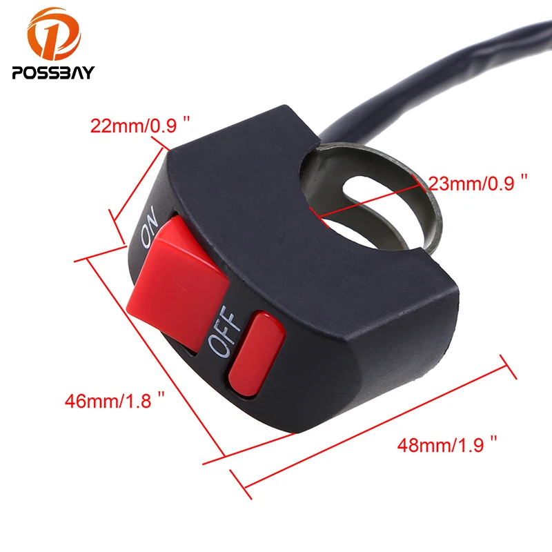Aliexpress.com : Buy POSSBAY 1Pcs Universal Motorcycle Handlebar Switch ... Aliexpress.com : Buy POSSBAY 1Pcs Universal Motorcycle Handlebar Switch ...