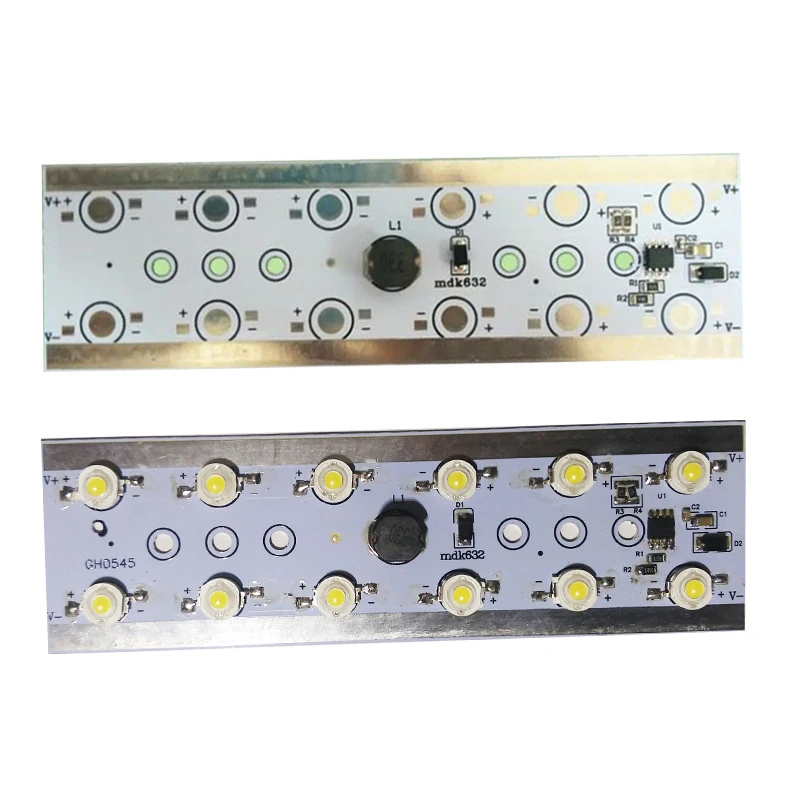 LED Ligh Board 36W Driver Integrated 12 LED PCB Board Lens DC12 80V for ...