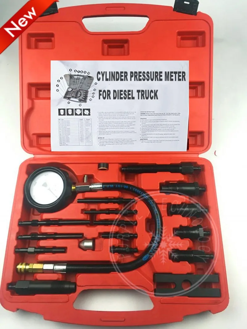 Diesel Fuel Engine Cylinder Pressure Meter Measure Tools For Truck ...