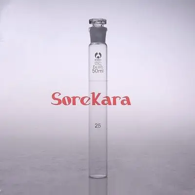 2x-Glass-Colorimetric-tube-with-Stopper-50ml-Color-Comparison-Tube ...