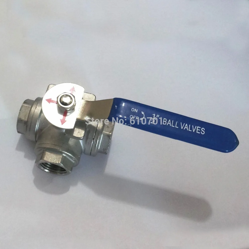 Dn15 1 2 Female Bsp 3 Way 304 Ss Stainless Steel Type T Or L Port
