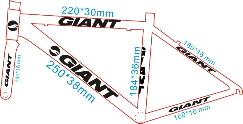 Bike stickers Road bike mountain bike frame stickers personality ...