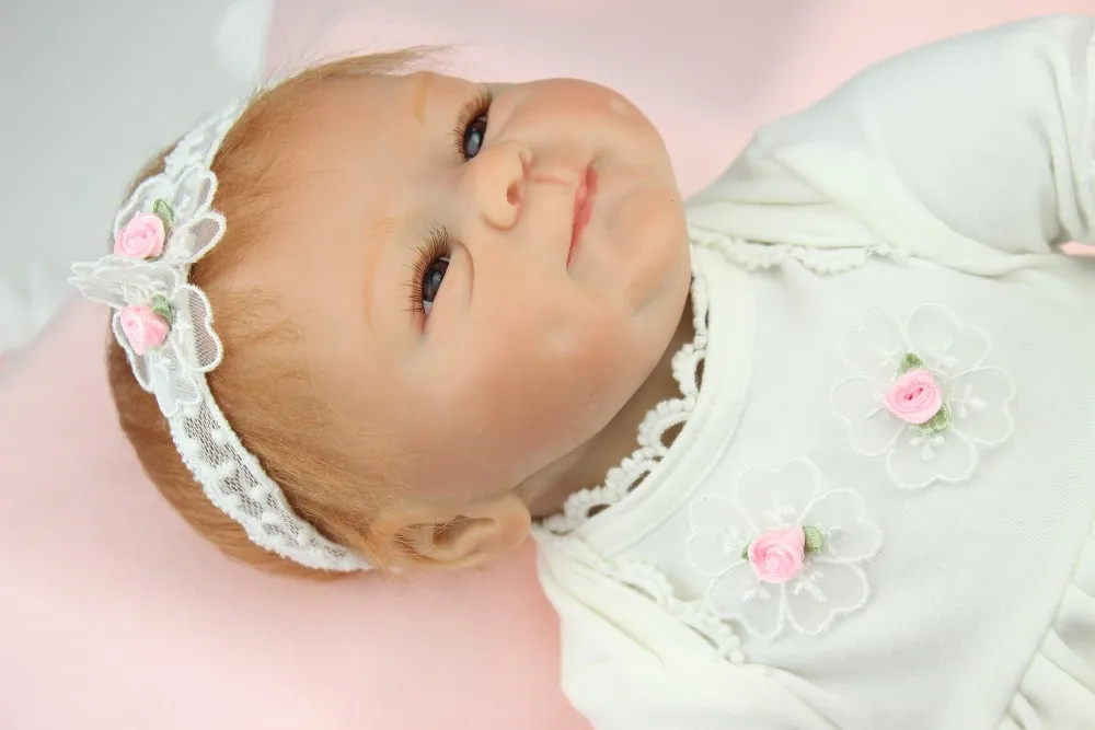 NPK Muñeca realista de cuerpo de silicona para bebés, juguete de bebé ...