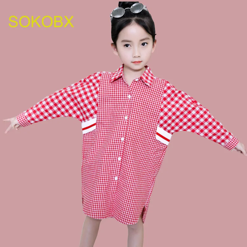 Girls Blouse Spring Kids Long Shirts For Girls 6 8 10 12 14 Year ...