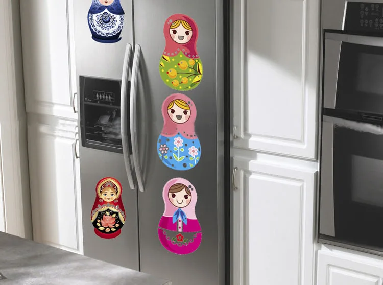Russian matryoshka wall stickers decals women home living room kitchen ...