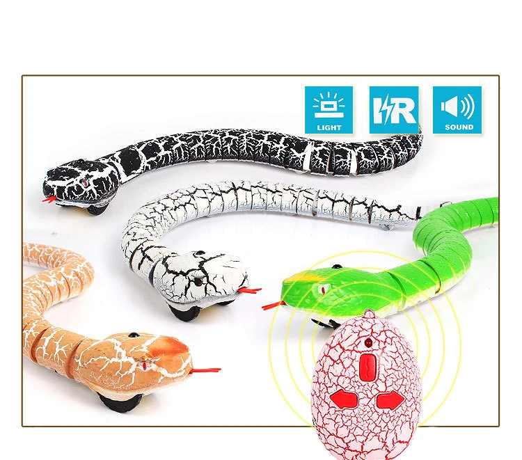 Snake Infrared RC Remote Control Toy Scary Creepy Reptile Snake Toys ...