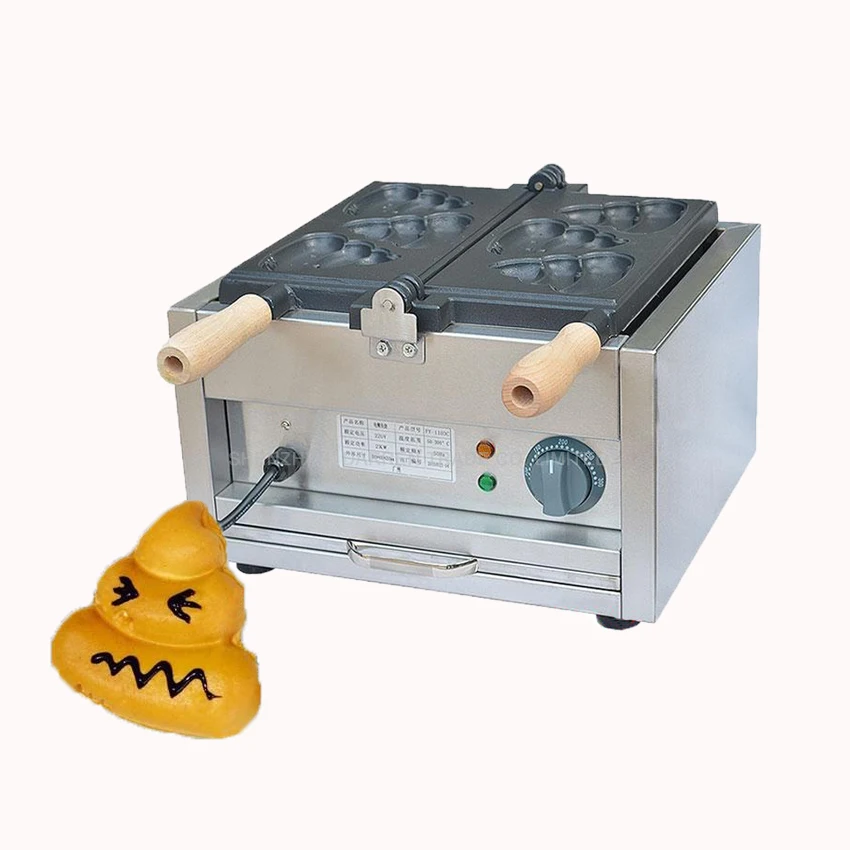 1PC-Electric-poo-burn-shape-waffle-machine-scones-machine-Commercial-FY ...