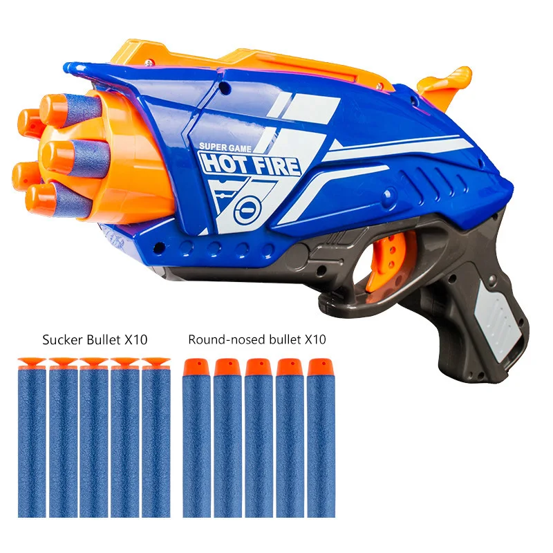 23 styles Fun Soft Bullet Gun Toy Kids Bursts of Nerfed Gun Toy ...