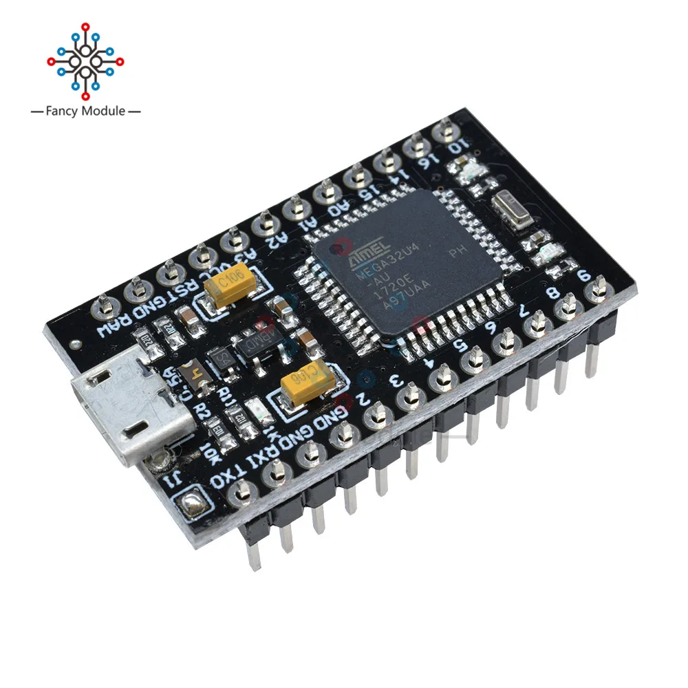 ATmega32U4 5V 16MHz Nano Pro Micro USB Controller Board For Arduino With Bootloader Mega32U4 ...