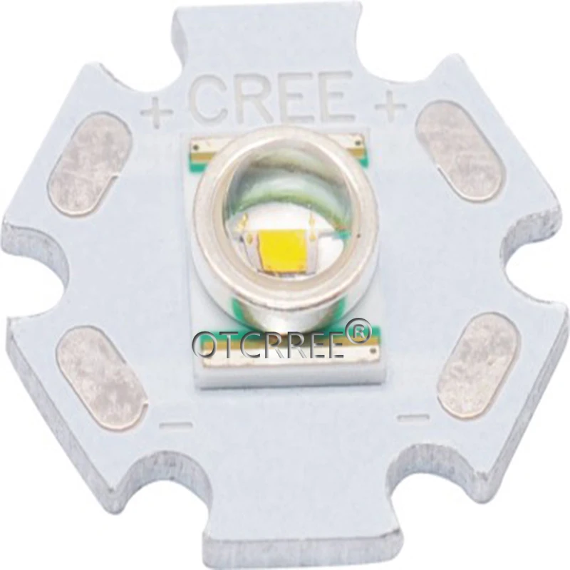 AMPOULE LED,Red 620nm-with 20mm pcb-1 PIÈCE--Puce émetteur CREE 3W XRE ...