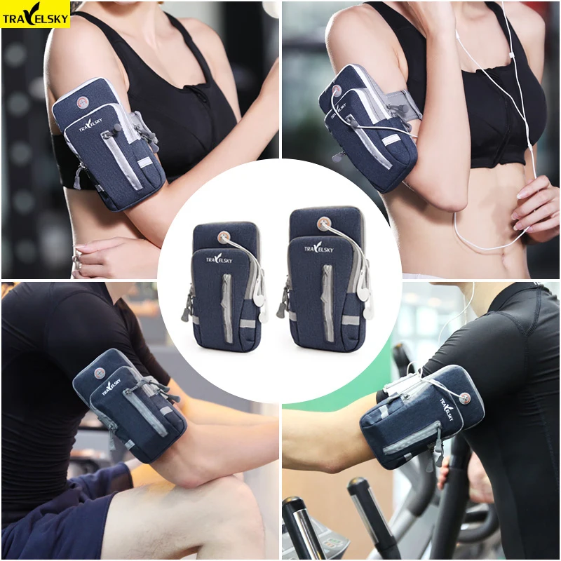 2019 New Sports Running Arm Bag Jogging Gym Arm Band Holder Bags For ...