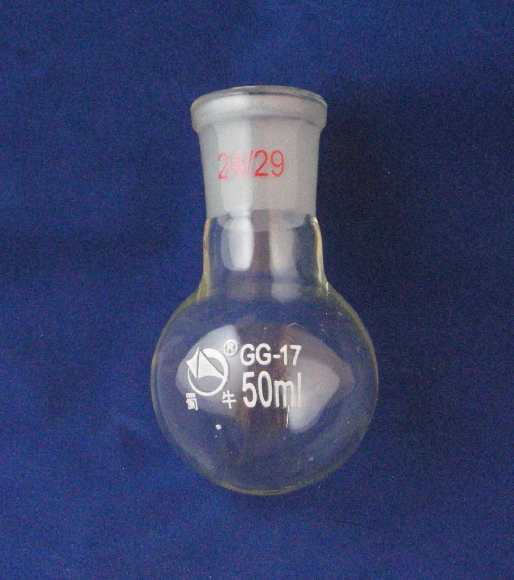 Glass Lab Flask 250 Ml Flat Bottom Glassware Chemistry