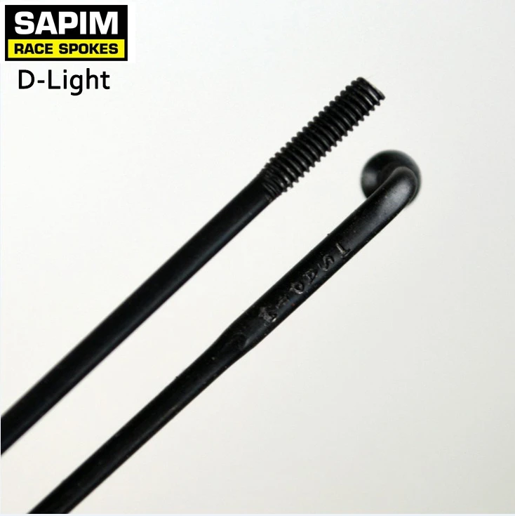 Sapim D Light Spokes Double Butted Round spoke 14G J Hook Bend Type ...