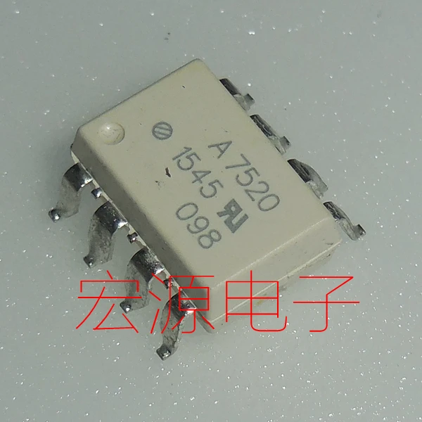 Enviar livre 5 piezas A7520 HCPL 7520/Chip SOP Optoacoplador Isolador ...