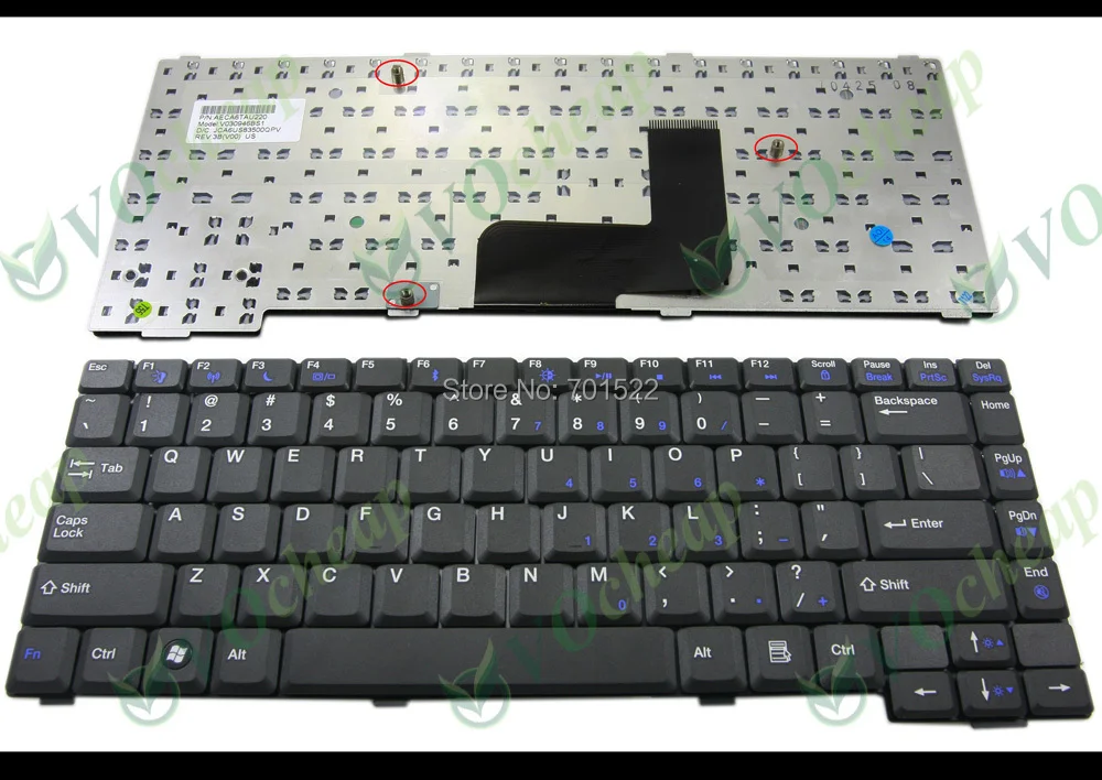 New-Laptop-Keyboard-for-Gateway-MX6920-MX6930-MX6960-CX2700-M255-NX260 ...