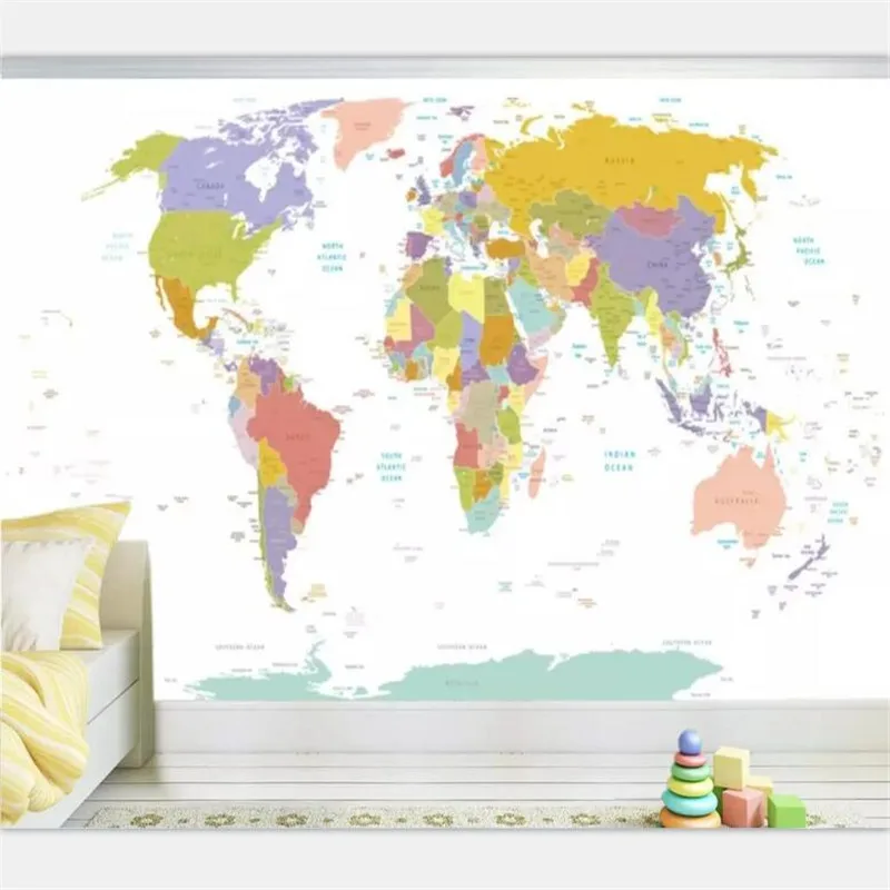 Large Scale World Map - United States Map