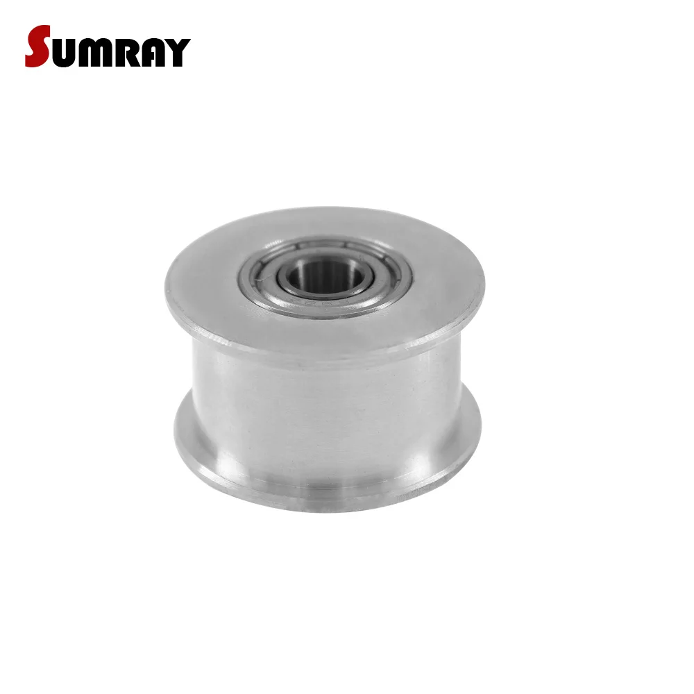 Sumray 5m Idler Pulley 20t Without Teeth 5/6/8/10/12/15mm Bore Passive ...