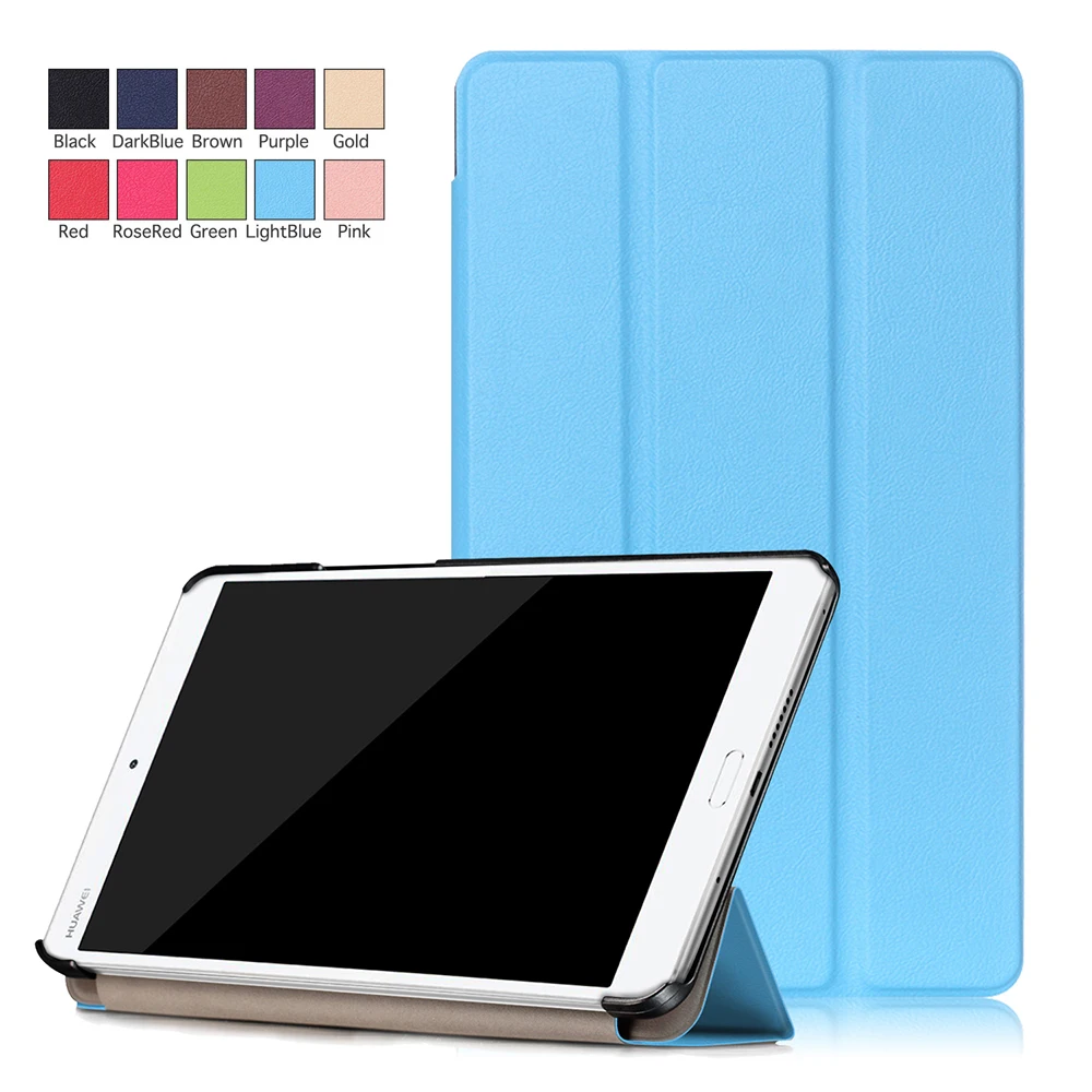GOOYIYO For Huawei MediaPad M3 8.4 Tablet Magnet PU Leather Case ...
