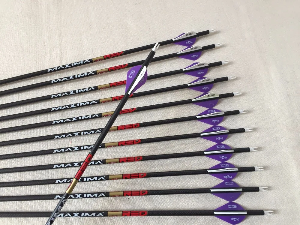 Arrow Weight Inserts 24PC Archery Flat Arrow Nocks - Fits 6.2mm ID / 7 ...