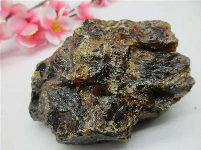 Natural Red Blood Amber Minerals Stones Perot Blood Crystal Rock ...