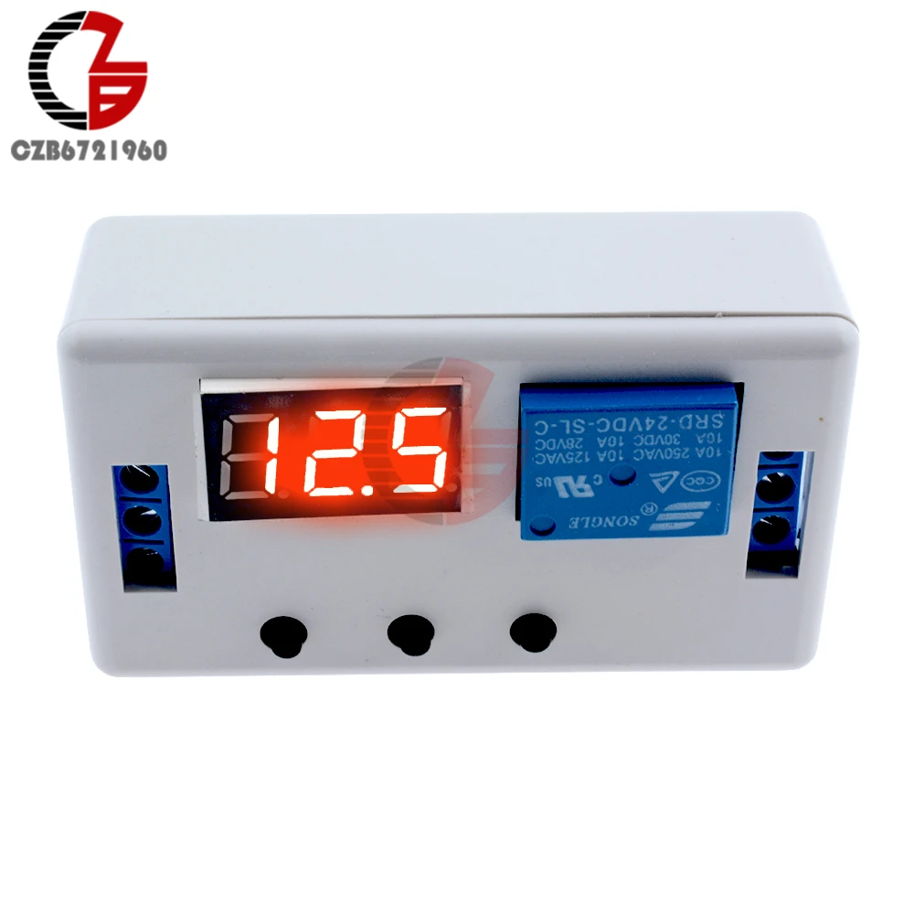 Dc 12v 24v Time Delay Relay Led Digital Automation Timer Control Switch Timing Relay Module Plc ...