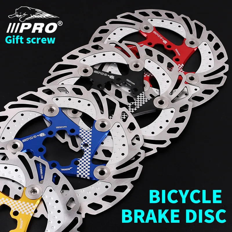 Bicycle Ultralight Heat Dissipation Floating Disc Brake Rotors 160mm 6 ...