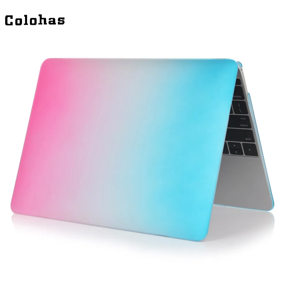 Gradient Color Laptop Case Cover Women Exquisite Protector Shell for ...