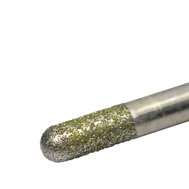 1pc 10*10mm cnc router Electroplated diamond stone carving tool stone ...