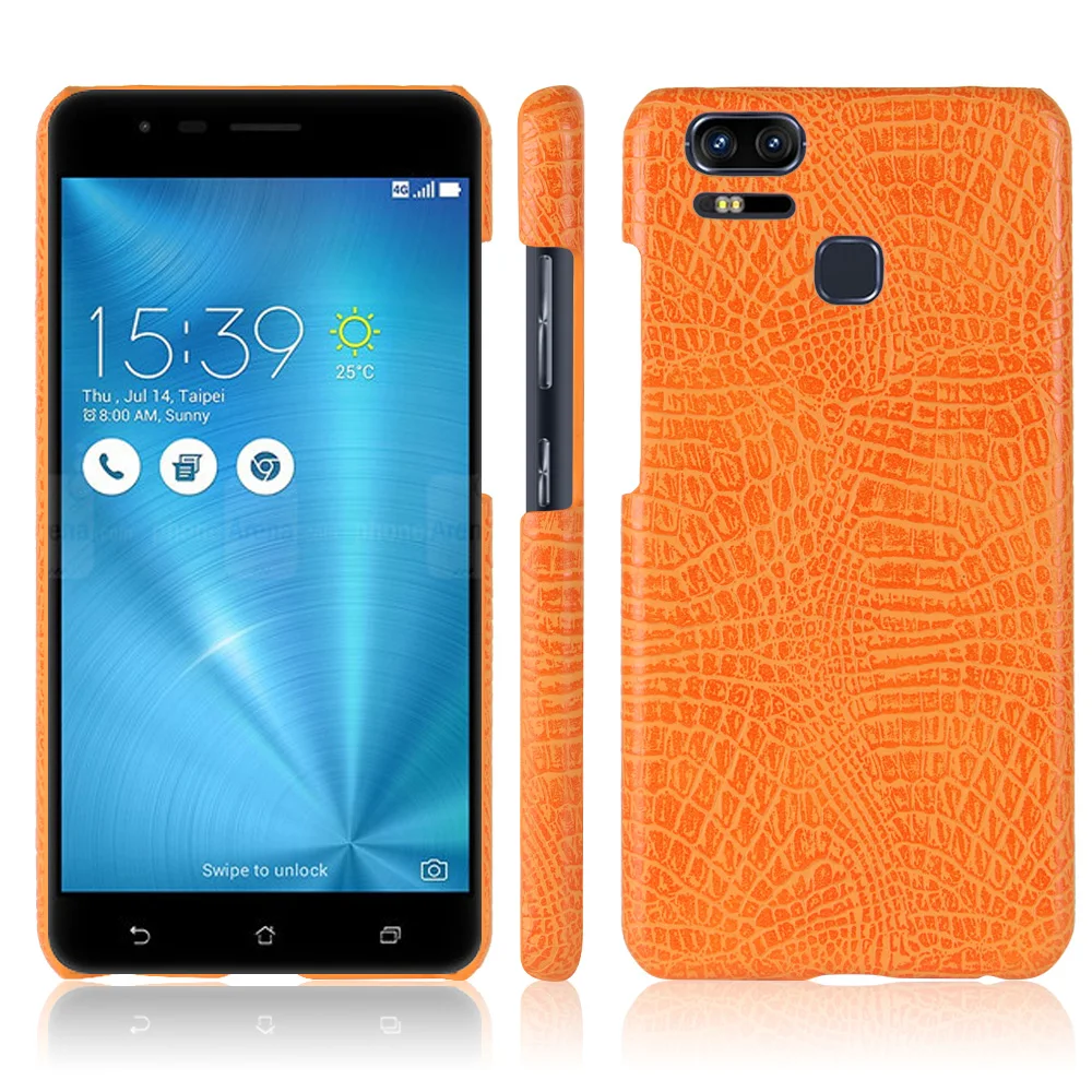 Luxury Crocodile Skin Back Phone Case For Asus ZenFone 3 Zoom ZE553KL 5 ...