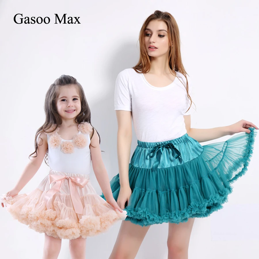 2017 Baby Girls Tutu Skirt Fluffy Children Ballet Kids Pettiskirt Baby ...